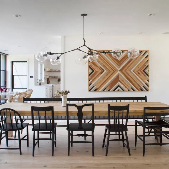 Lustre suspendu LustraNova en verre à bulles avec bras ramifiés Éclair ...