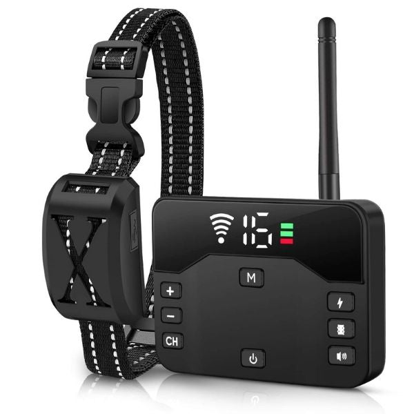 PawGuard Boundary Pro Dual-Mode Wireless Dog Collar and Fence System ...