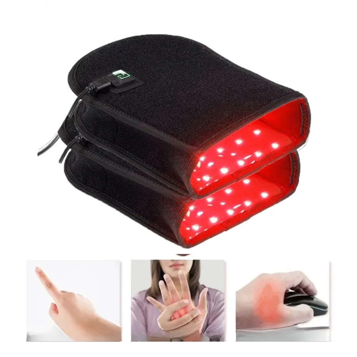 LumaFlex Red Light Therapy Glove for Arthritic Hand Pain Relief and Wr ...