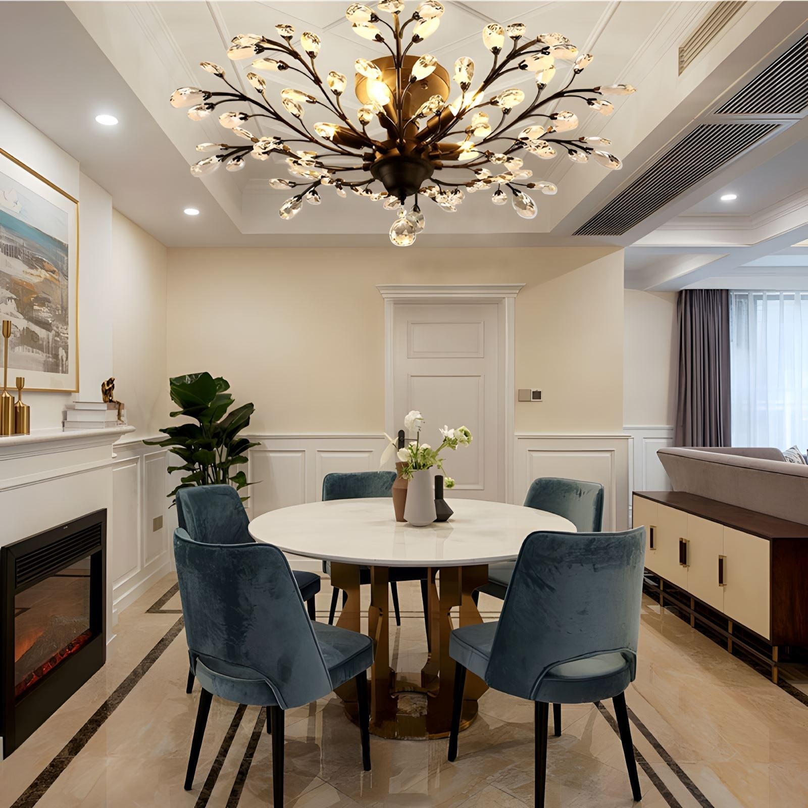 PetalGlow Nature Inspired Flush Mount Ceiling Light – petprovac