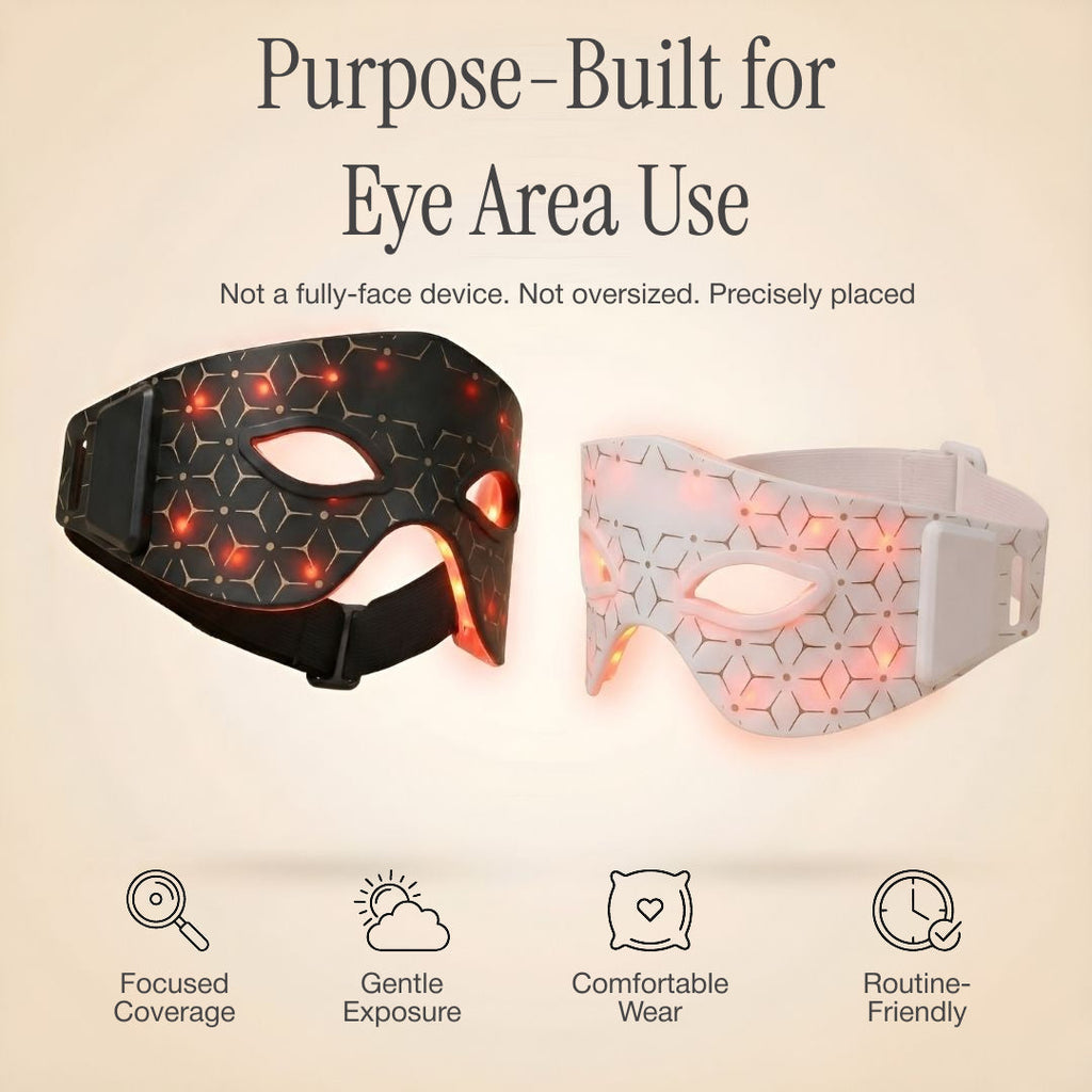 LumiThera Pro Dual-Wavelength LED Eye Mask – 630nm Red & 850nm Near-In ...