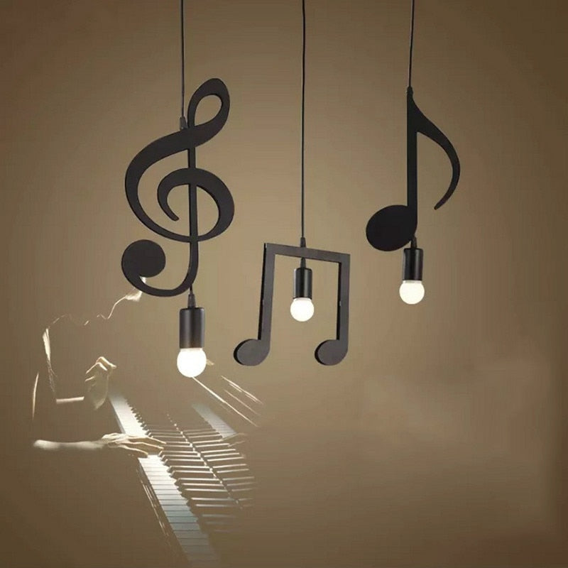 Auralis Music Note Pendant Light Modern Nordic Design – petprovac