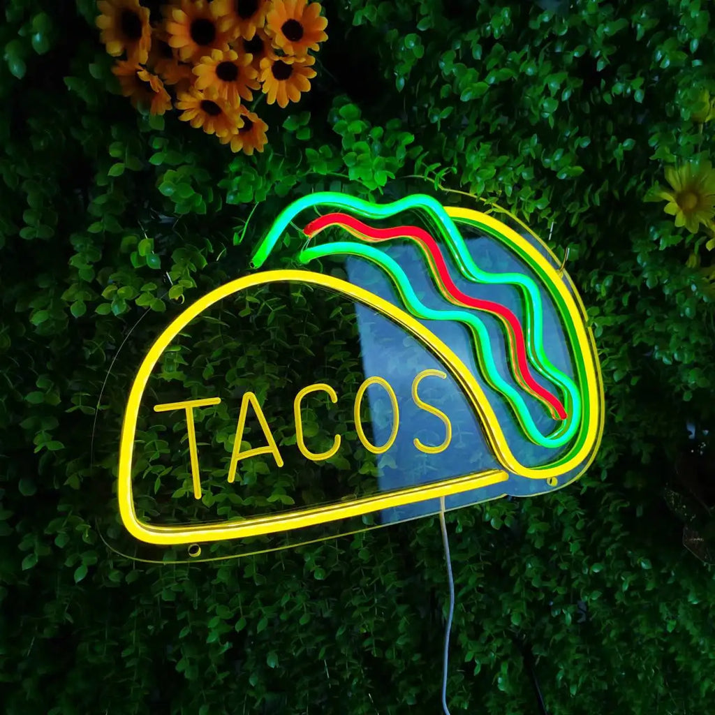 NibbleGlow Neon Night Light Colorful Fast Food Sign – petprovac