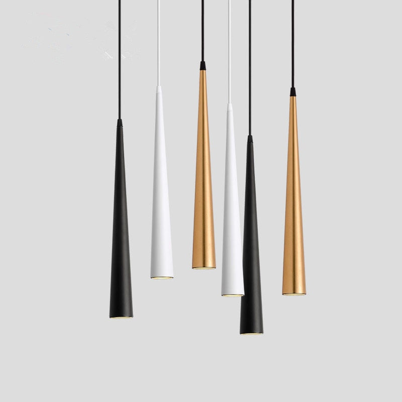 NovaCrest Cone LED Pendant Light | Modern Aluminum Fixture – petprovac