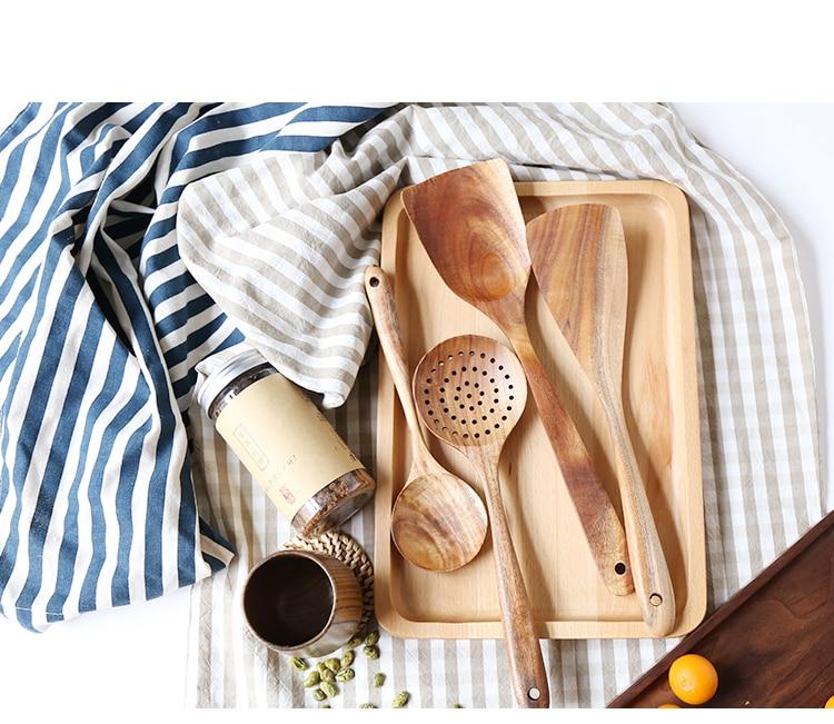 Natural Wood Tableware Set For Everyday Dining And Cooking – petprovac